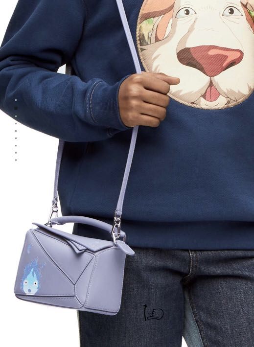 LOEWE HOWL’S MOVING CASTLE CALCIFER SMALL PUZZLE, Luxury, Bags ...