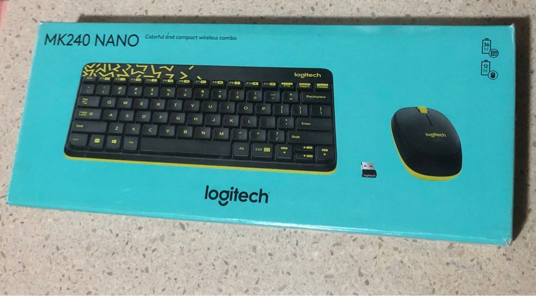 Logitech MK240 Nano keyboard, Computers & Tech, Parts & Accessories ...
