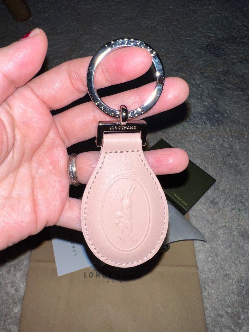 Longchamp Leather Keychain on Carousell