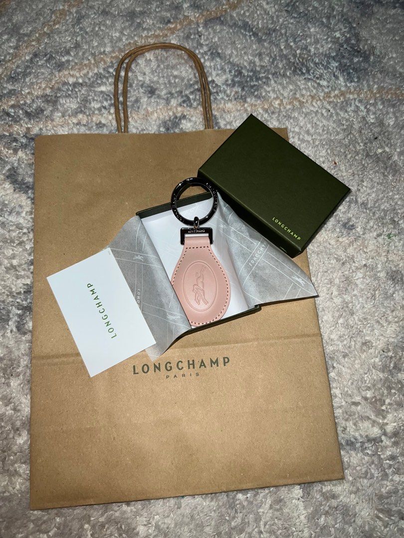 Longchamp Leather Keychain on Carousell