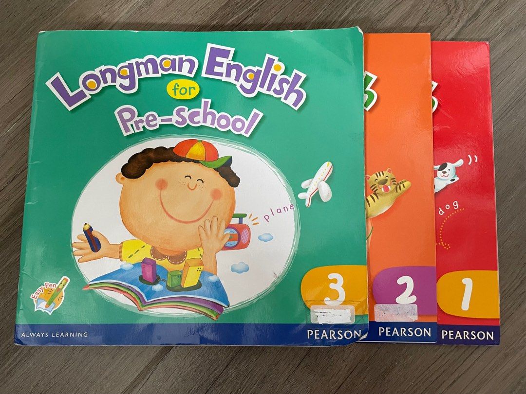 Longman English for pre school 1, 2, 3, 興趣及遊戲, 書本 & 文具, 教科書 - Carousell