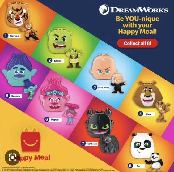 MacDonalds Happy Meal Toy (DreamWorks), Hobbies & Toys, Toys & Games on ...