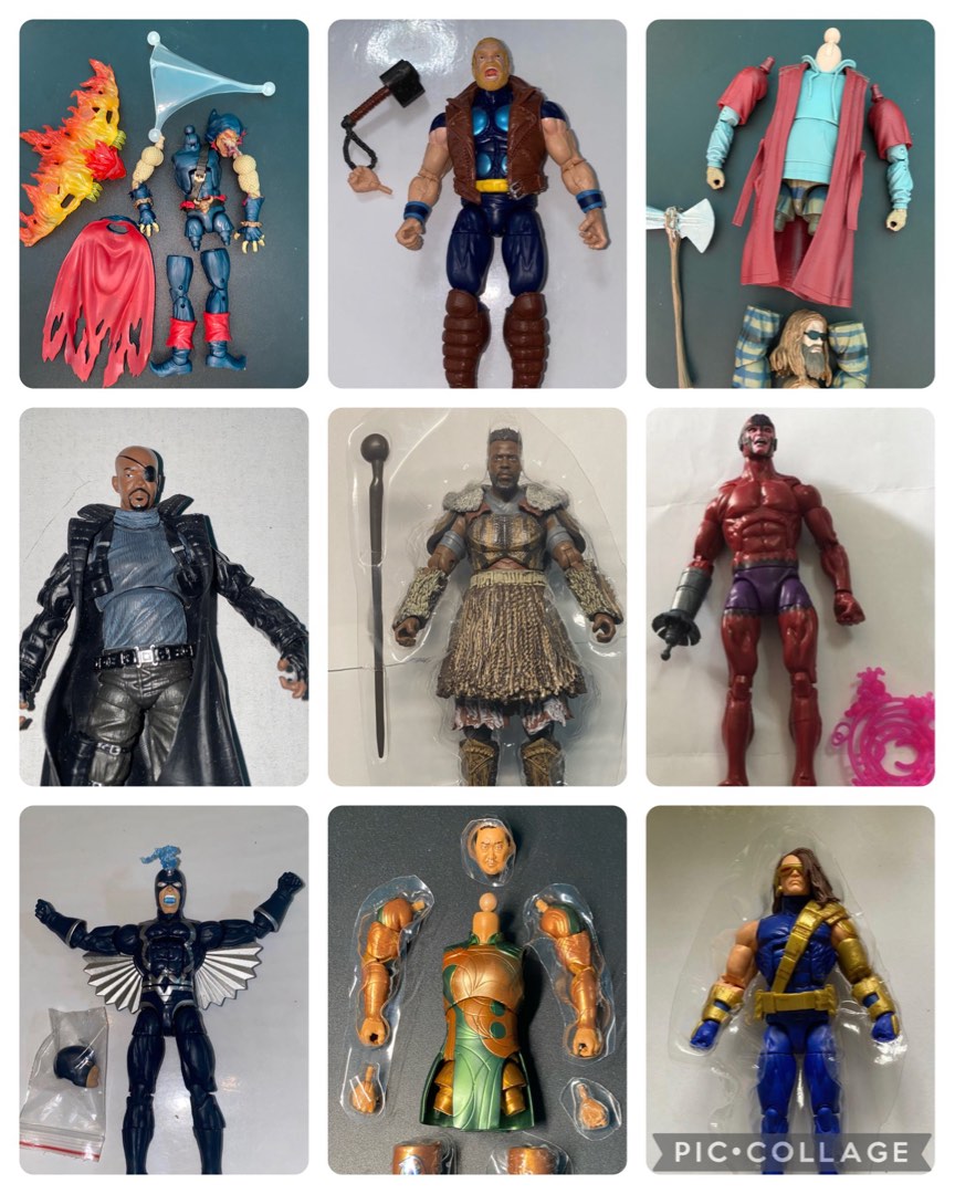 Marvel legends Avengers Nick fury ( Walmart exclusive pack) ($70) black ...