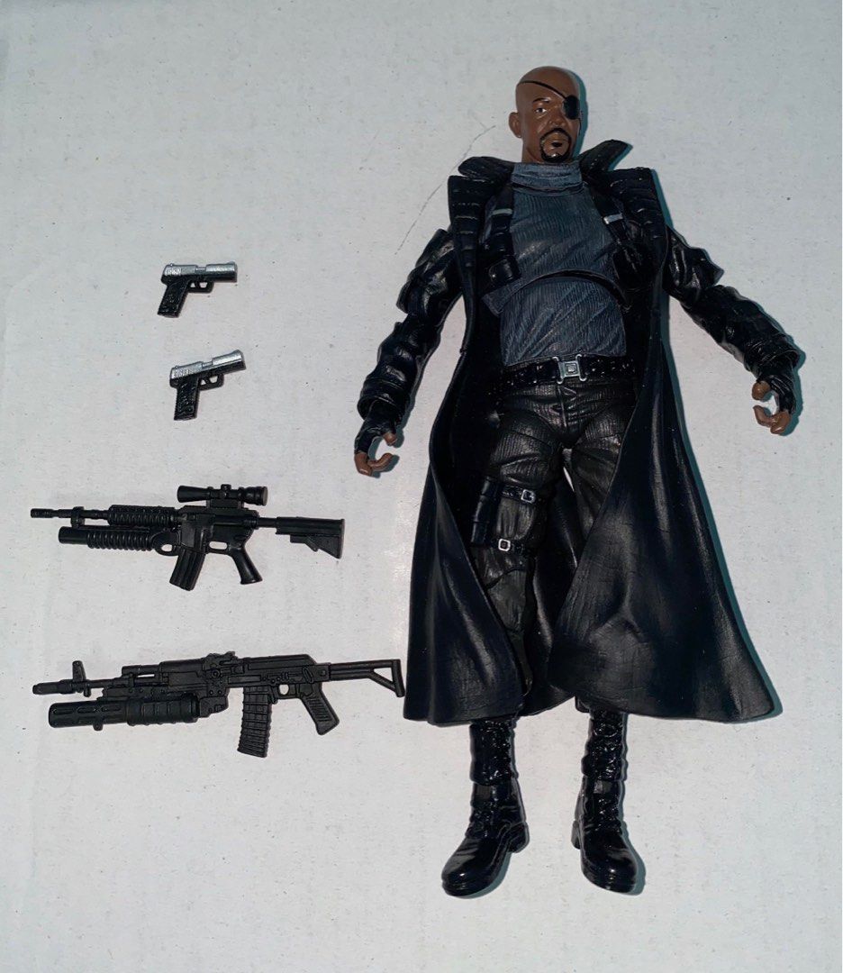 Marvel legends Avengers Nick fury ( Walmart exclusive pack) ($70) black ...
