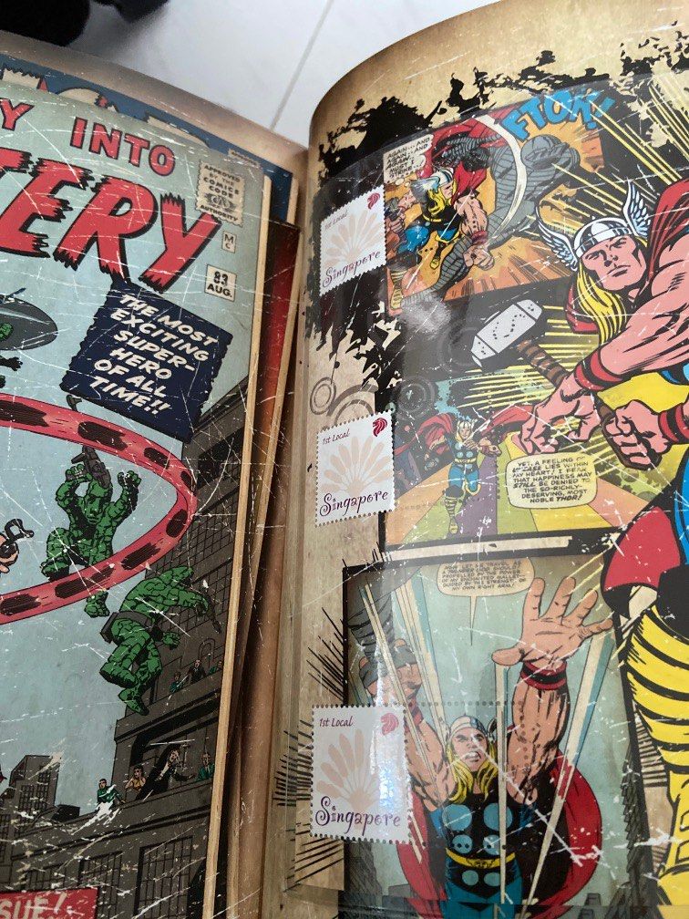 Marvel SingPost stamp book, Hobbies & Toys, Memorabilia & Collectibles ...