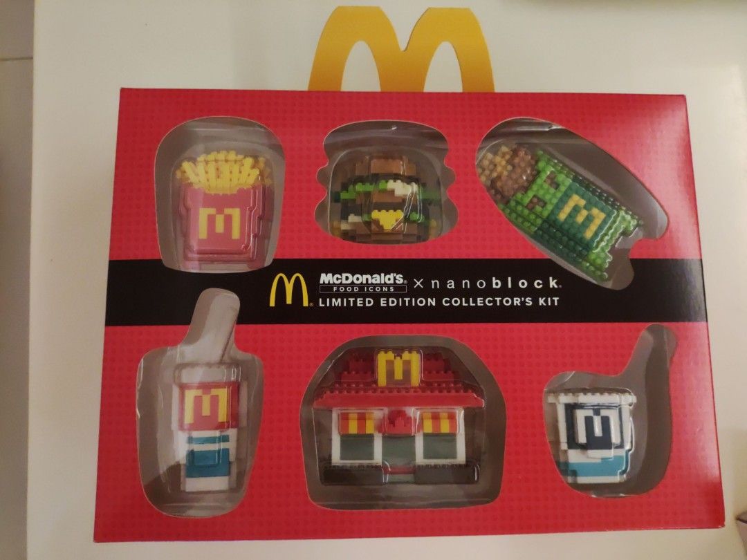 McDonald's x Nanoblock Limited Edition Collector's Kit, Hobbies & Toys, Toys & Games on Carousell