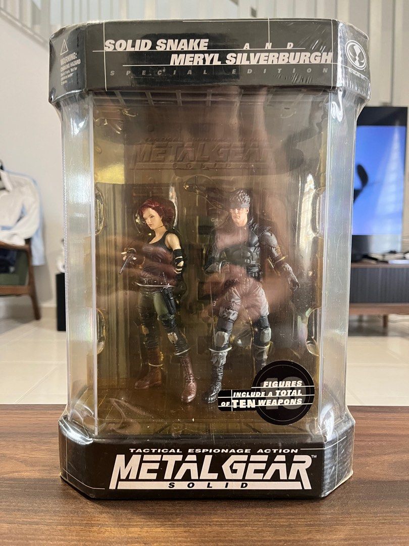 McFarlane Toys Metal Gear Solid (Solid Snake & Meryl Silverburgh ...