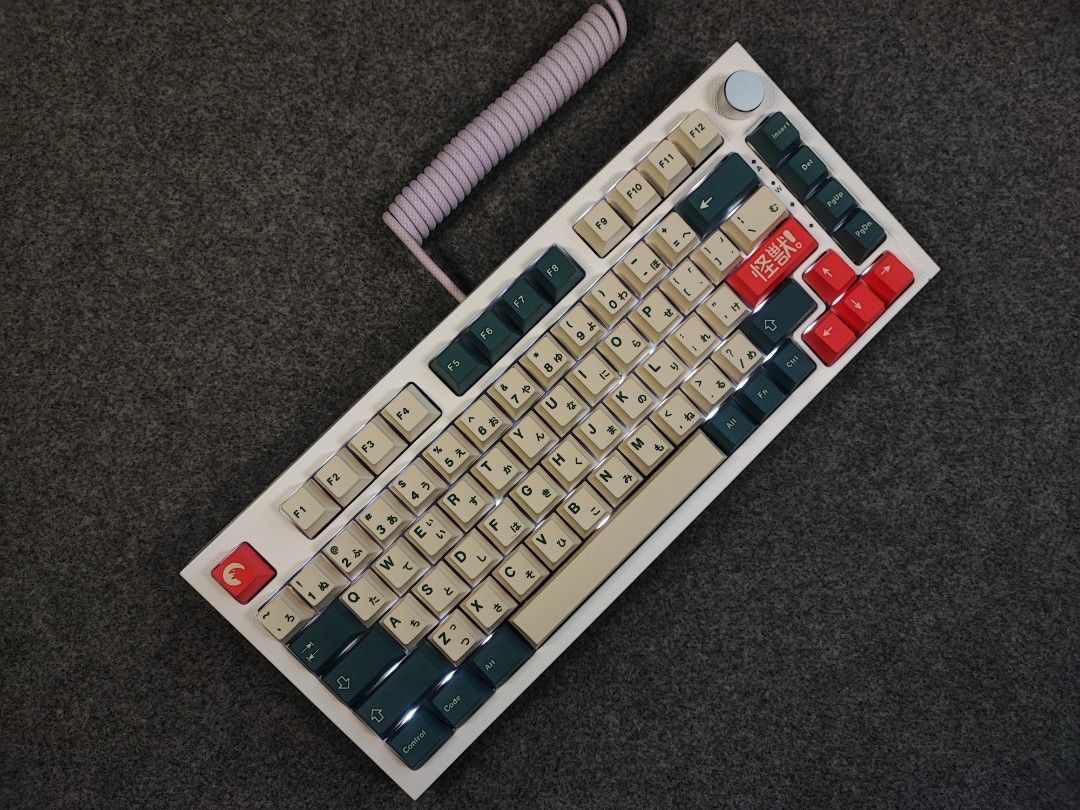 Modded ESC75 75% Knob Gasket-mounted Hotswappable Wired Gaming ...