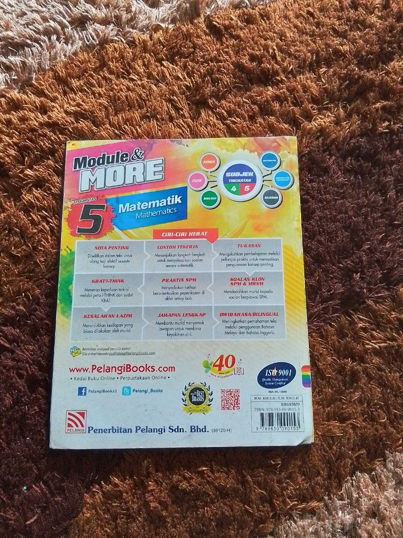Modul & more spm matematik form 5, Hobbies & Toys, Books & Magazines ...