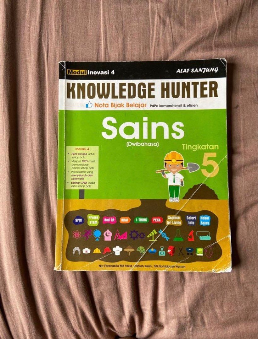 Modul Inovasi Knowledge Hunter spm Sains Tingkatan 5 By Alaf Sanjung exercise book, Hobbies ...