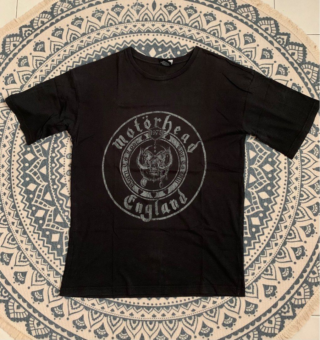 Motorhead Band Shirt, Men's Fashion, Tops & Sets, Tshirts & Polo Shirts ...