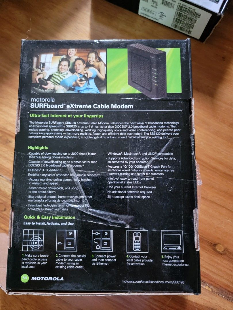 Motorola Surfboard eXtreme Cable Modem set of 2, Mobile Phones ...