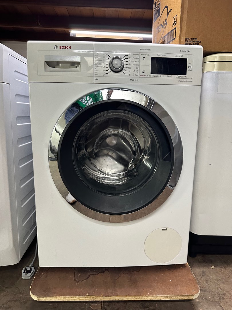 MUST BUY! BOSCH 9KG Front-Load Washing Machine WAW28480SG, TV & Home ...