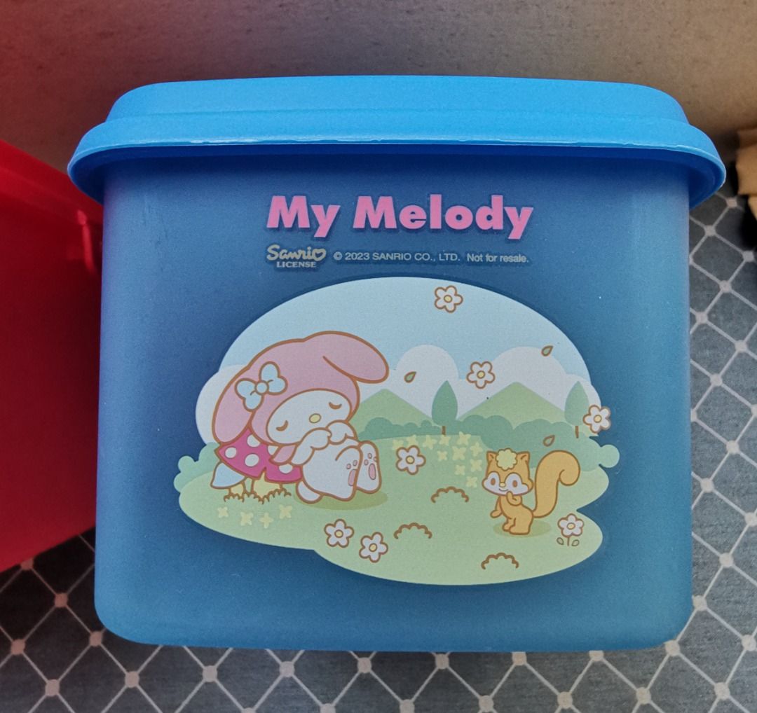 My Melody lunch box My Melody containers My Melody Tupperware ...