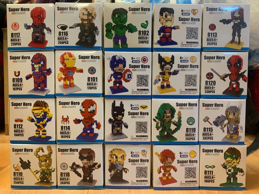 Nano Blocks - Super Hero Mini Series, Hobbies & Toys, Toys & Games on ...