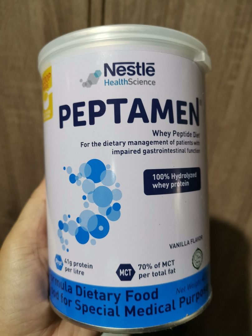 Nestle Whey Peptide Diet Peptamen 400g, Health & Nutrition, Health Supplements, Health Food ...