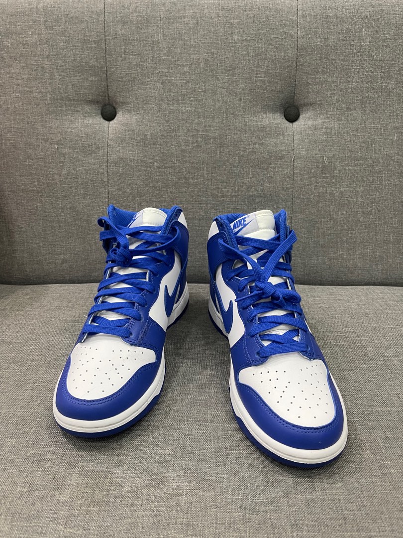 Nike Dunk High Royal Blue, Men's Fashion, Footwear, Sneakers on Carousell