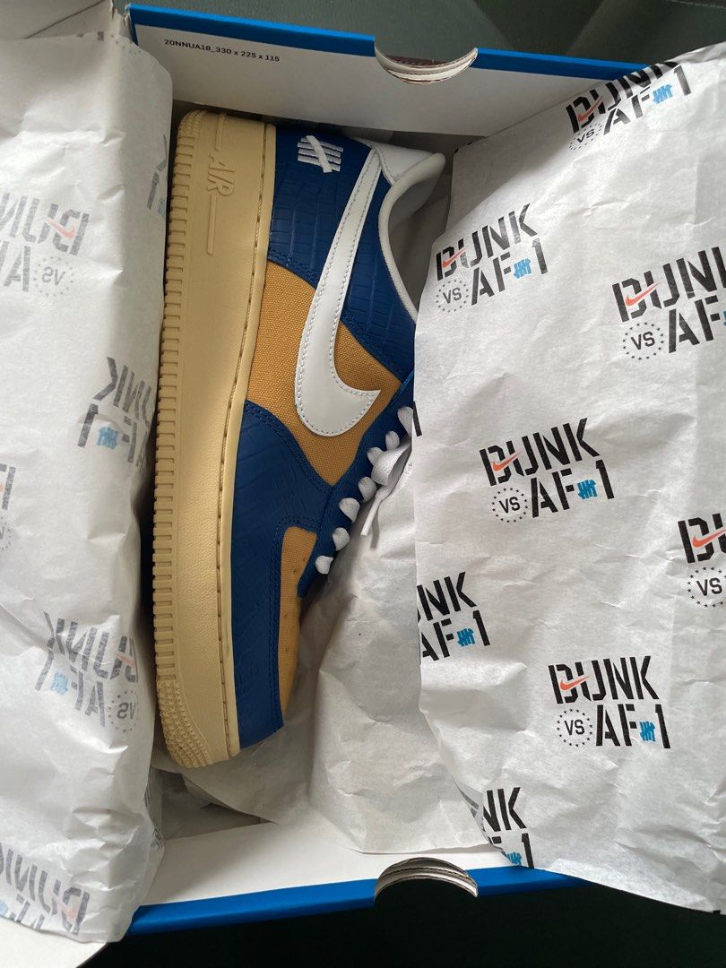 Nike x UNDEFEATED Air Force 1 Low SP, Men's Fashion, Footwear, Sneakers ...