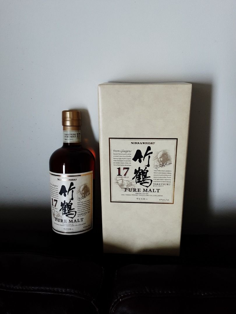 Nikka Whisky Pure Malt 17 years Taketsuru, Food & Drinks, Beverages on ...