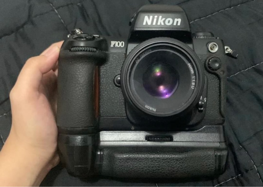 Nikon F100 with 50mm 1.8D, Photography, Cameras on Carousell