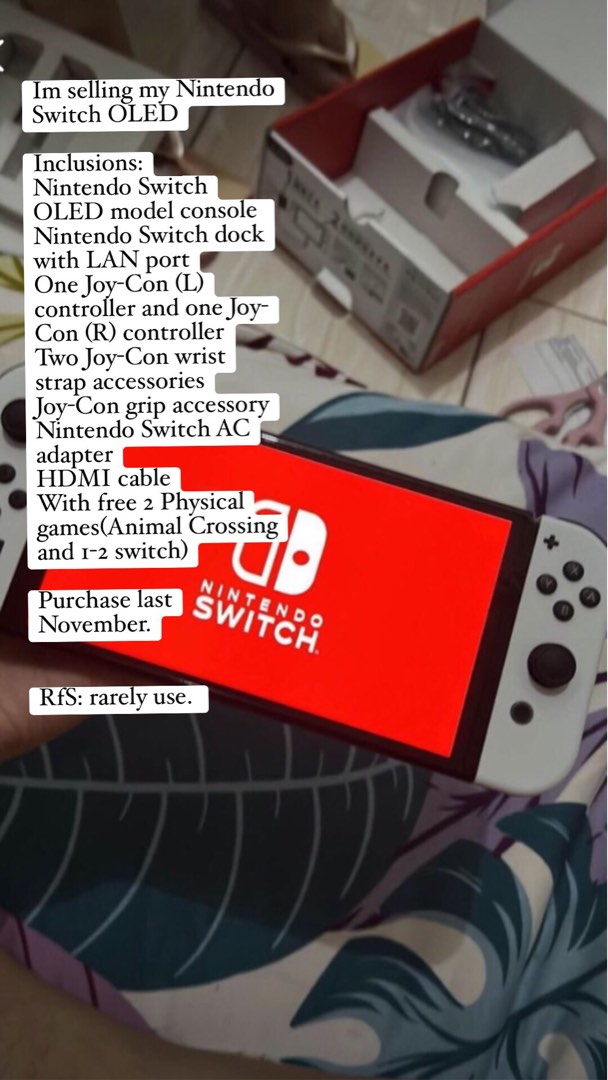 NINTENDO SWITCH OLED, Mobile Phones & Gadgets, Other Gadgets on Carousell