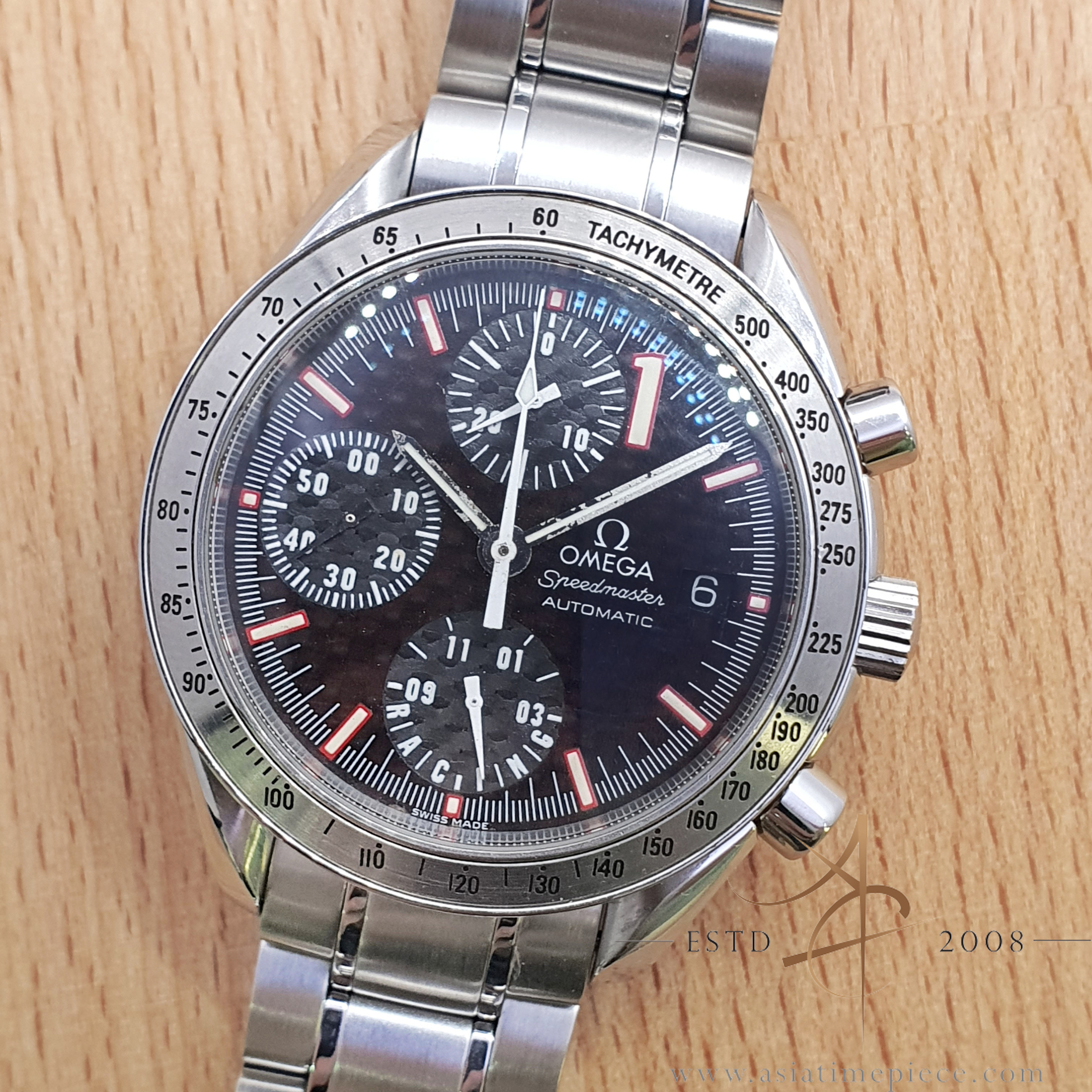 Omega Speedmaster World Champion 2001 Ref 3519.50 Schumacher Limited ...