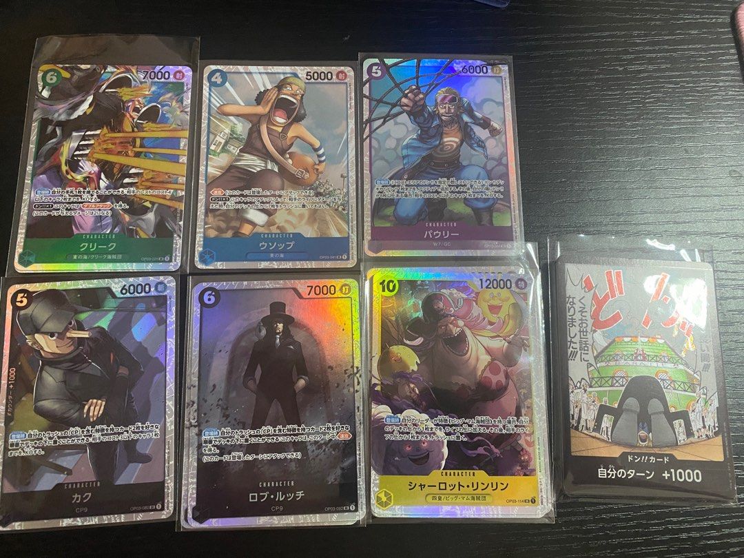 One Piece OP 03 OP3 OP03 Mighty Enemies TCG Card Sogeking Charlotte