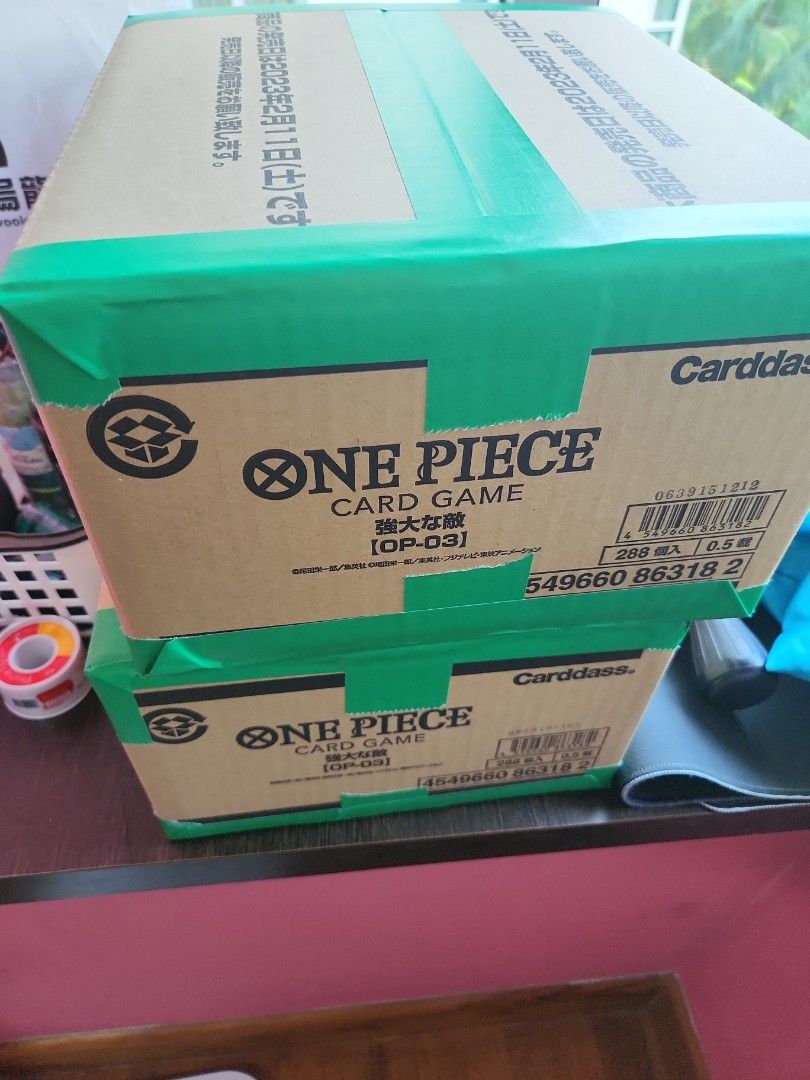 One Piece TCG OP-03 Case / Booster Boxes, Hobbies & Toys, Toys & Games ...