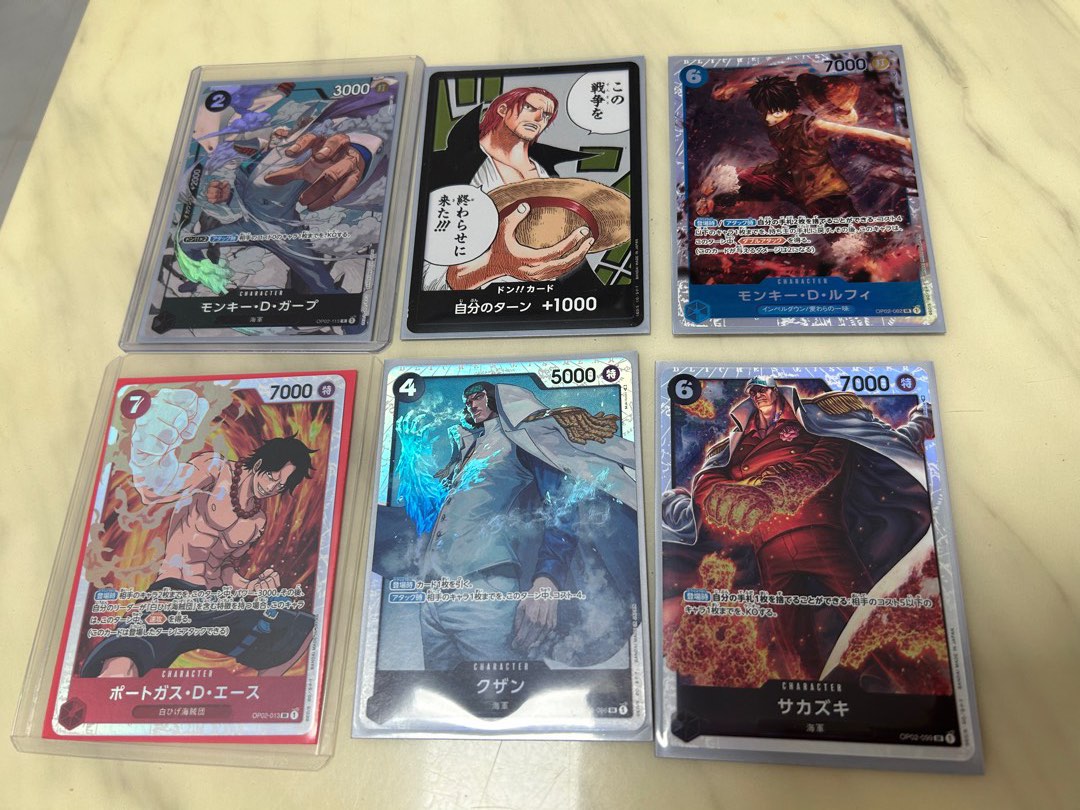 OP TCG CARDS, Hobbies & Toys, Toys & Games on Carousell