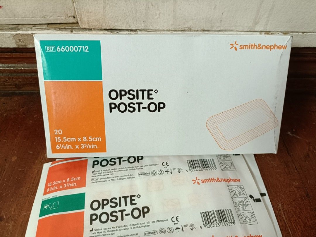 OPSITE POST-OP, Health & Nutrition, Medical Supplies & Tools on Carousell