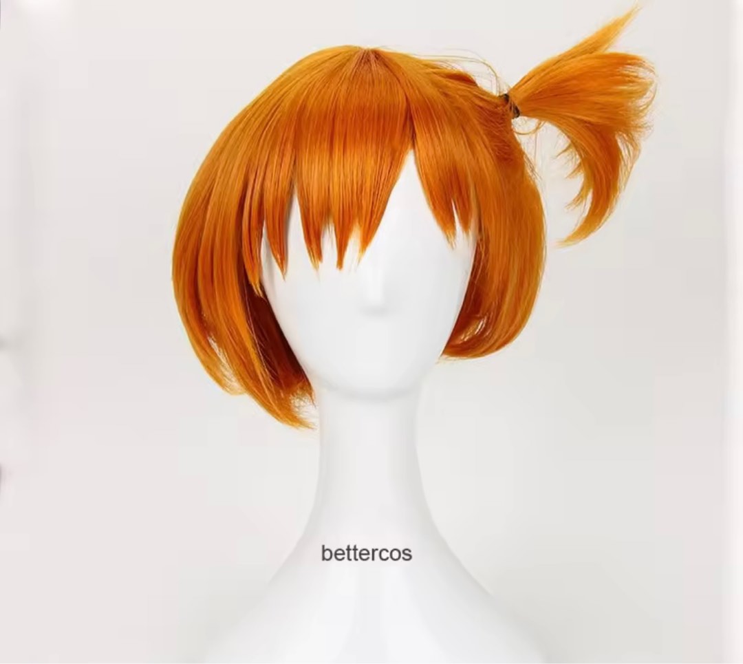 Orange wig - Pokémon character Misty, Women's Fashion, Watches ...