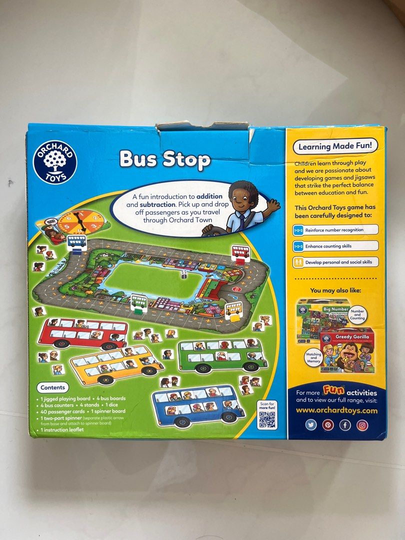 Orchard Toys - Bus Stop, Hobbies & Toys, Toys & Games on Carousell