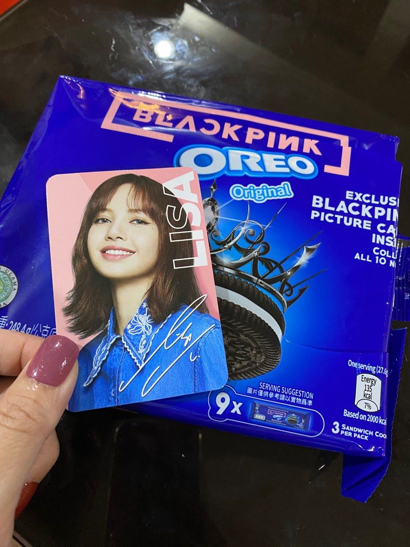 BlackPink x Oreo with Random Photocard, Food & Drinks, Other Food ...