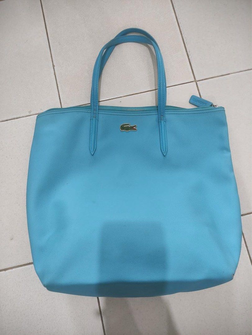 Original Classic Lacoste Bag Tas Biru, Barang Mewah, Tas & Dompet di ...