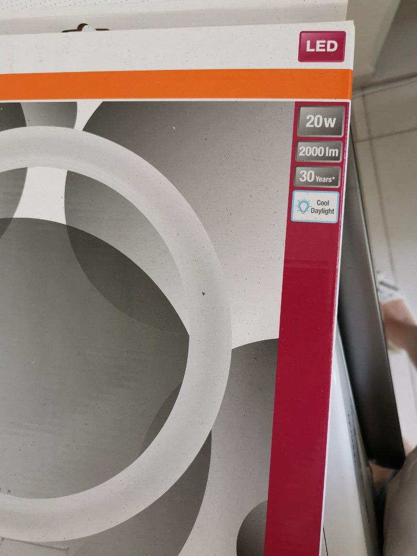 Osram circular led tube ( 20w cool daylight only), Furniture & Home ...
