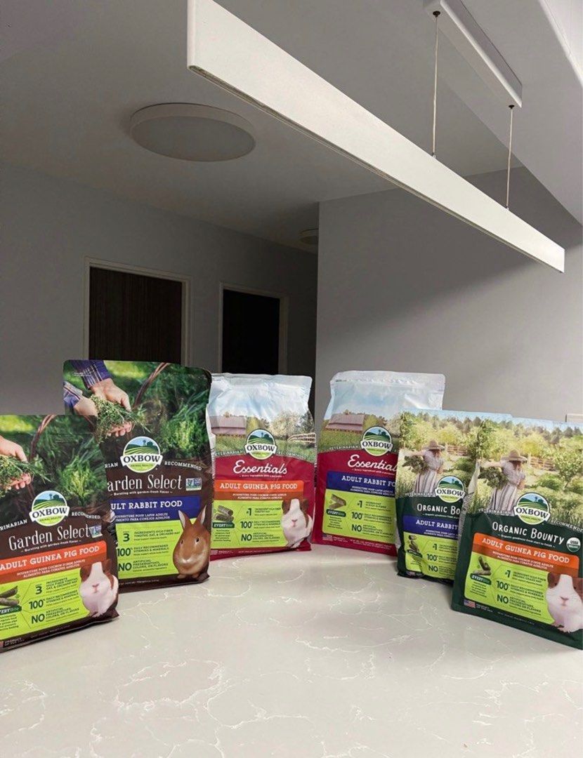 Oxbow pellets for rabbit and guinea pig - garden select, organic bounty ...
