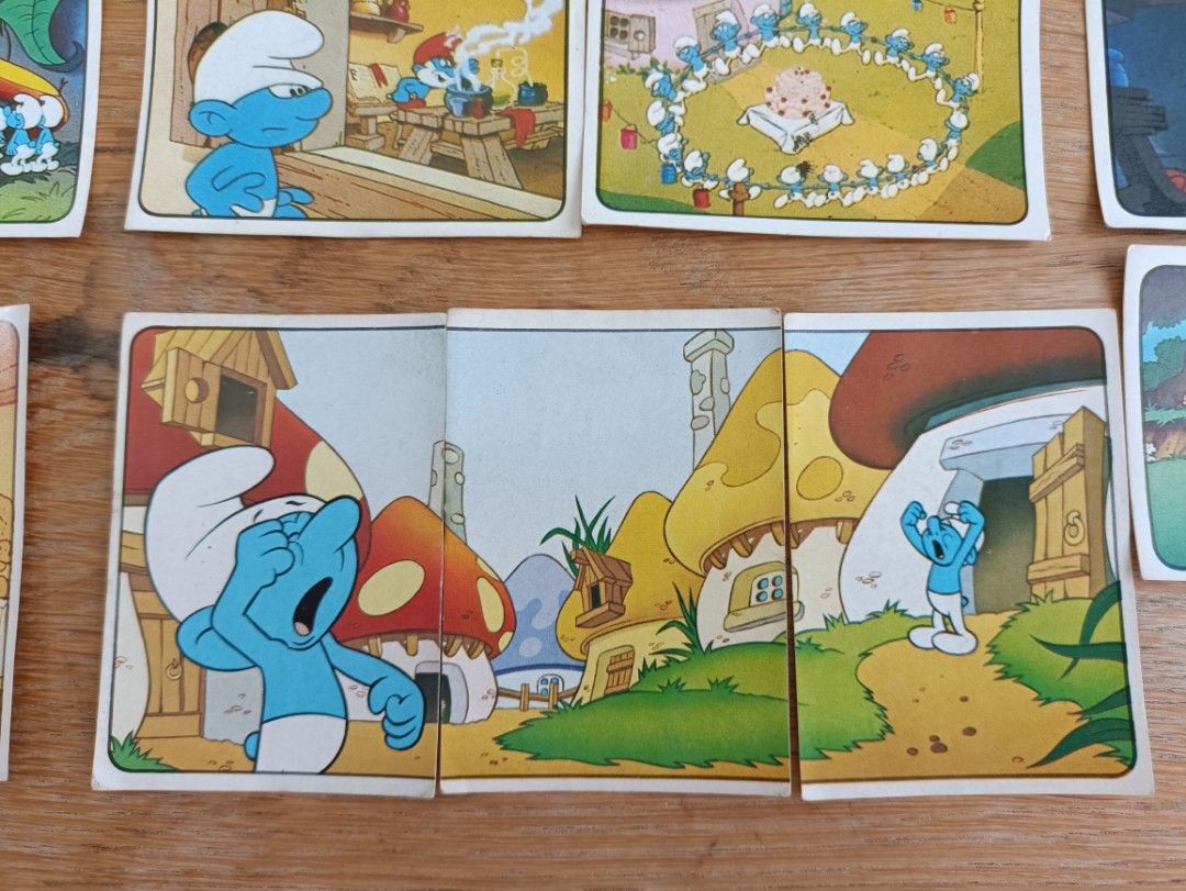PANINI (1982) - SMURFS stickers, Hobbies & Toys, Toys & Games on Carousell
