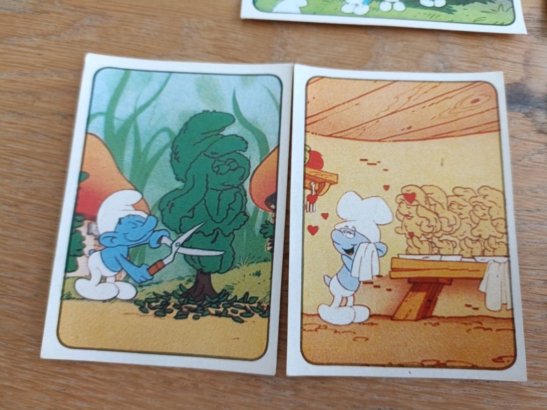 PANINI (1982) - SMURFS stickers, Hobbies & Toys, Toys & Games on Carousell