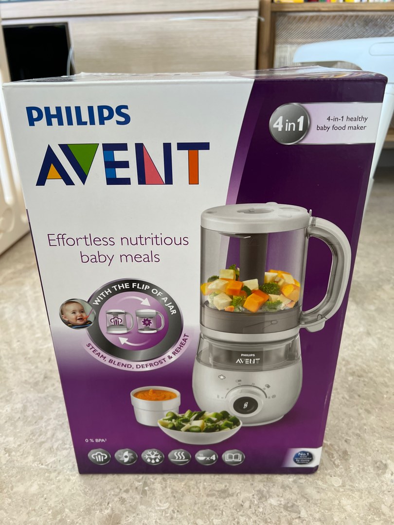 Philips 4-in-1 baby food maker (blending malfunction), Babies & Kids ...