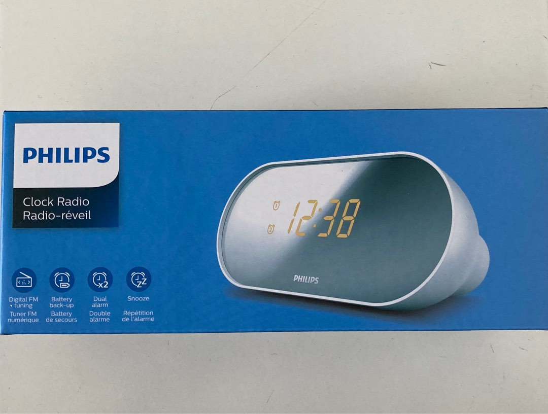 Philips Clock Radio, Furniture & Home Living, Home Decor, Clocks on ...