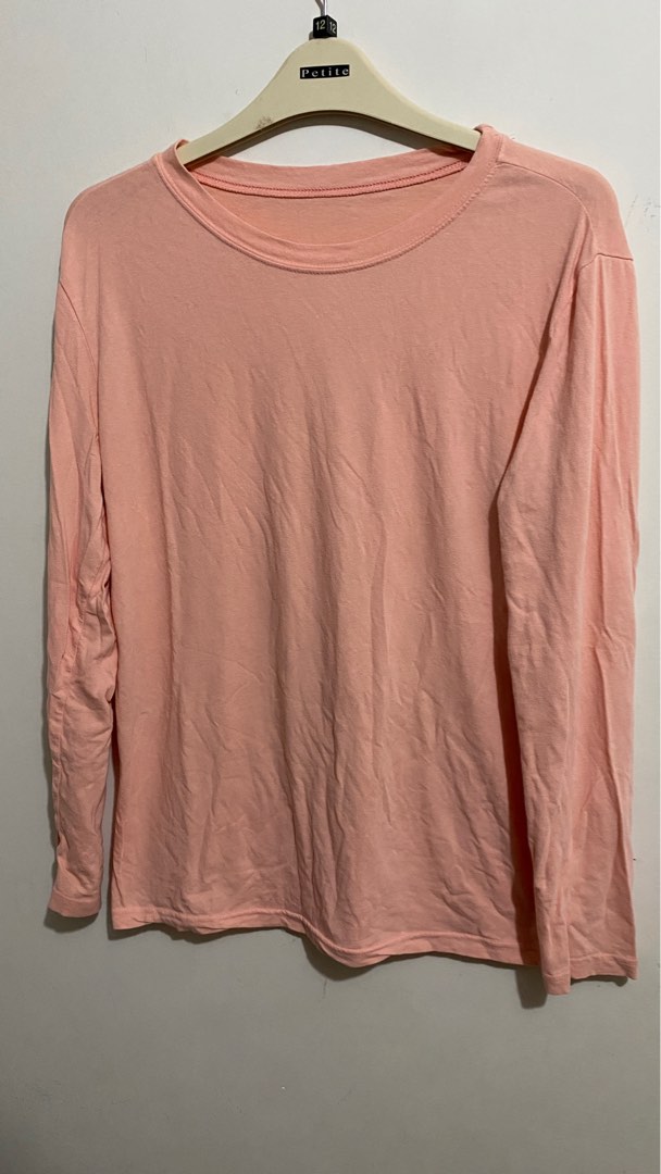 Plain peach long sleeves on Carousell Plain peach long sleeves on Carousell