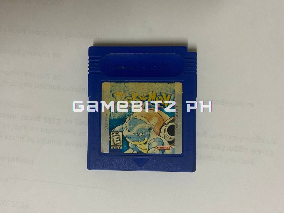 Pokemon Blue Gameboy Color Game, Video Gaming, Video Games, Nintendo on ...