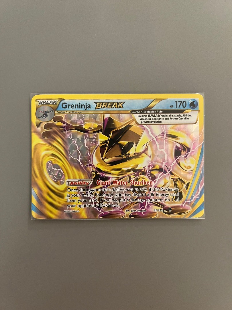 Pokemon Greninja Break XY BREAKpoint, Hobbies & Toys, Toys & Games on ...
