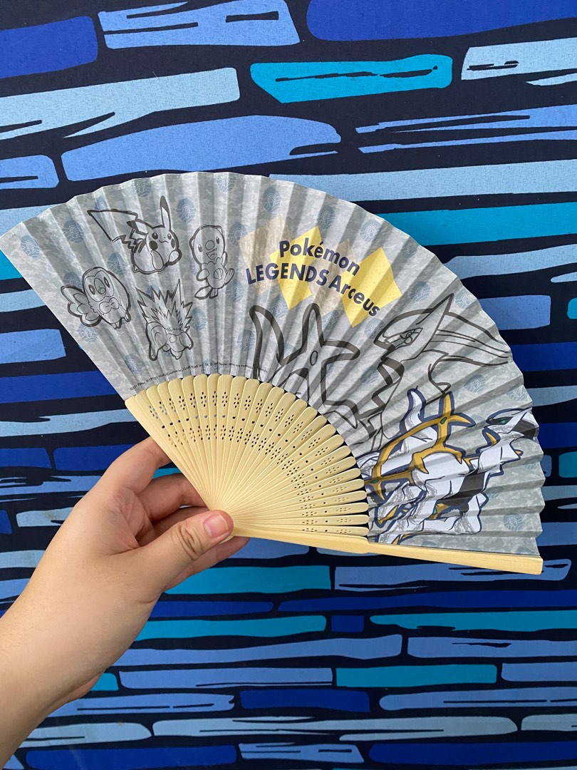 Pokemon Legends Arceus paper fan LIMITED, Hobbies & Toys, Memorabilia ...