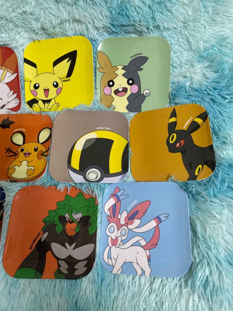 Pokemon poke plates 7E (7-11) combo, Hobbies & Toys, Toys & Games on ...