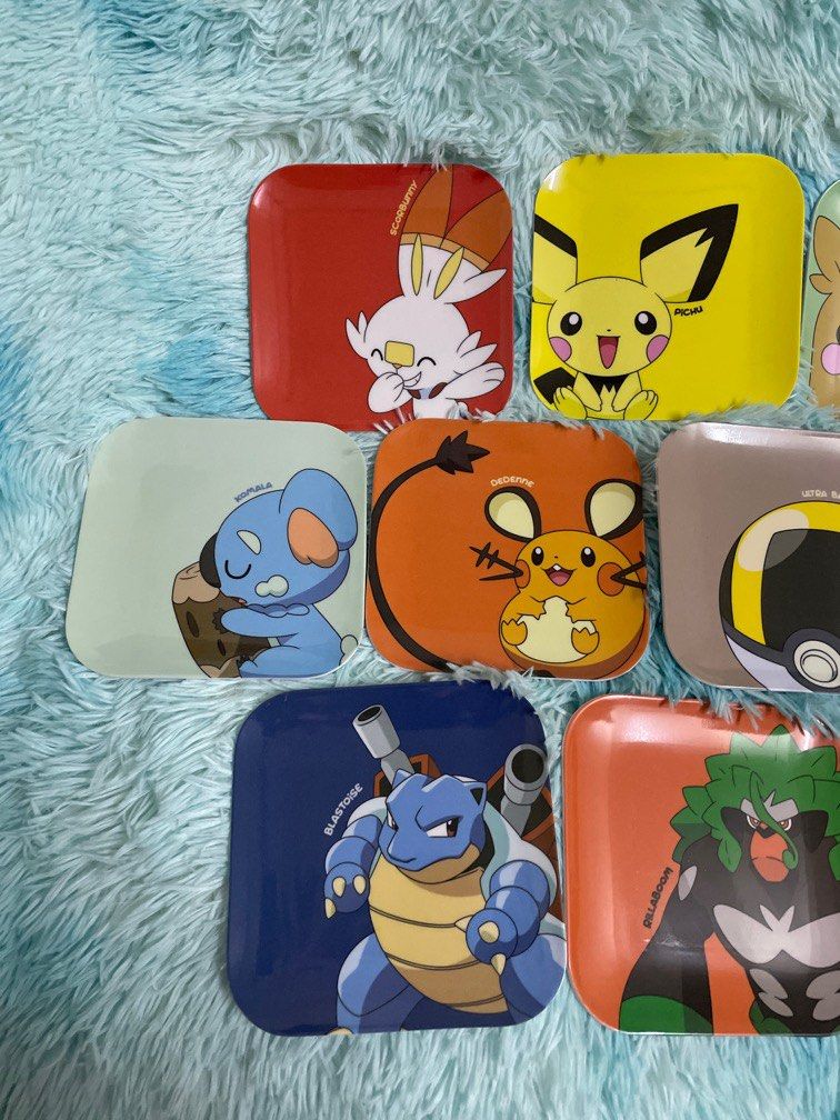 Pokemon poke plates 7E (7-11) combo, Hobbies & Toys, Toys & Games on ...