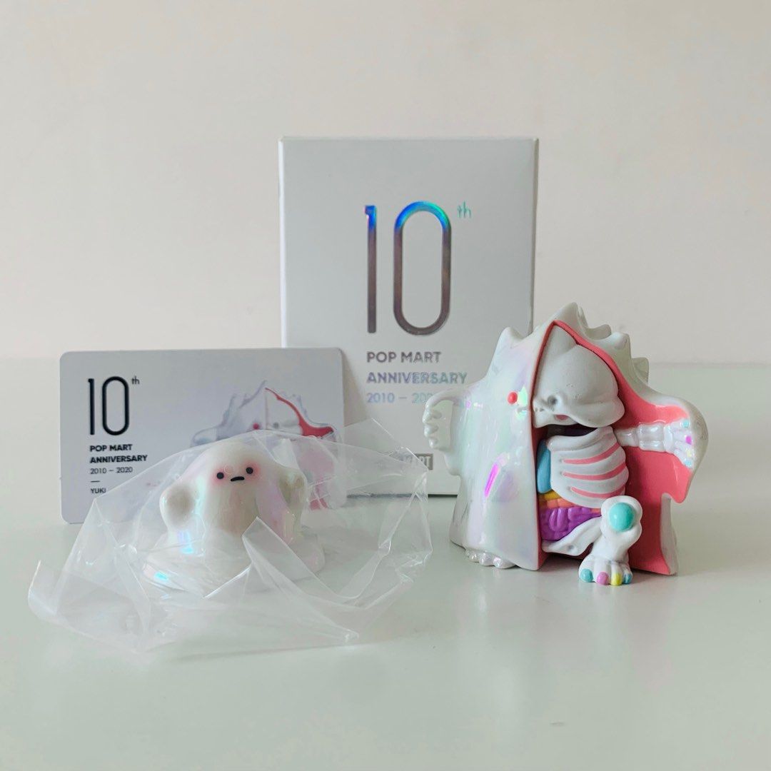 popmart limited edition unsealed 10th anniversary yuki figurine (bnib ...
