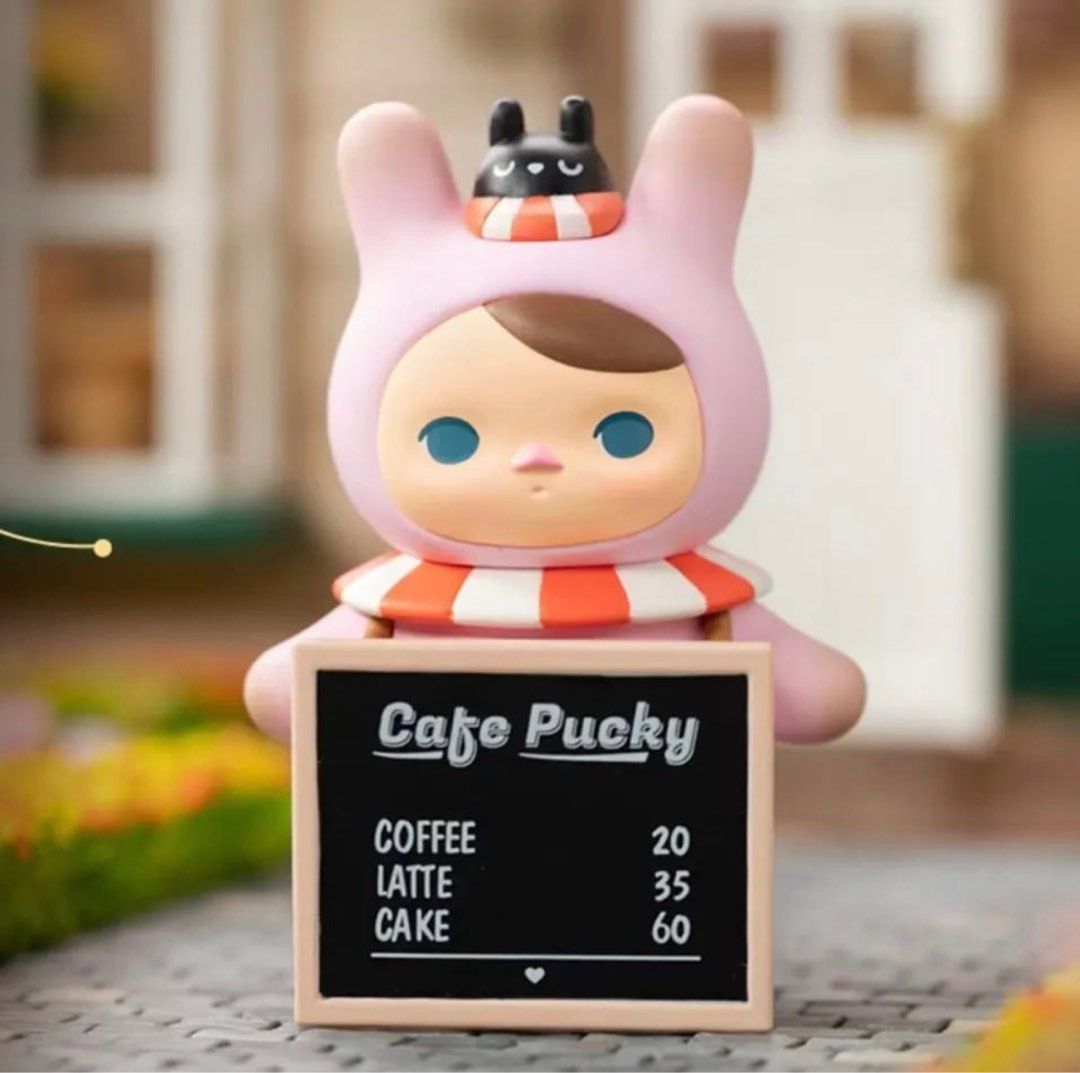 Popmart Pucky Rabbit Cafe Series, Hobbies & Toys, Toys & Games on Carousell