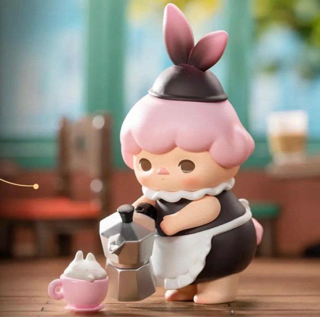 Popmart Pucky Rabbit Cafe Series, Hobbies & Toys, Toys & Games on Carousell