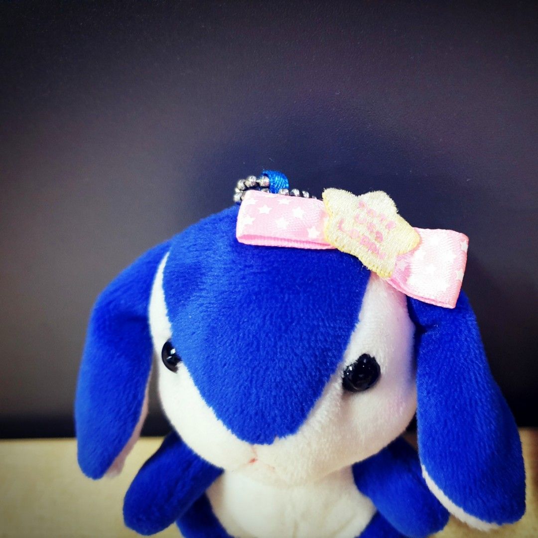 Pote USA Loppy Amuse Blue Loppy Plush Keychain (Original), Hobbies ...